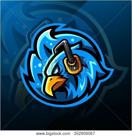Phoenix Head Vector