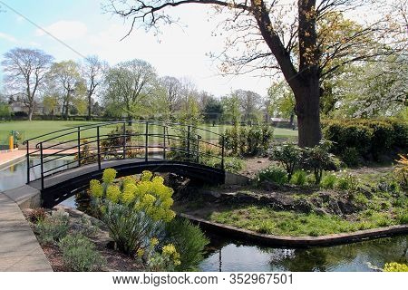Bridge Park. Beautiful Image & Photo (Free Trial) | Bigstock