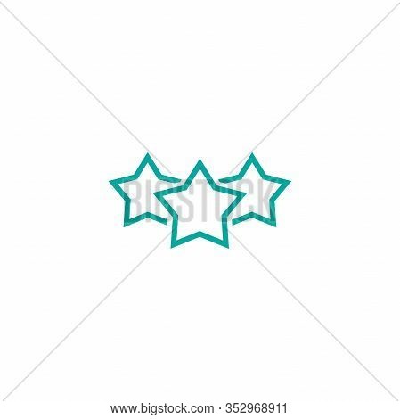 Three Blue Stars Icon Vector & Photo (Free Trial) | Bigstock