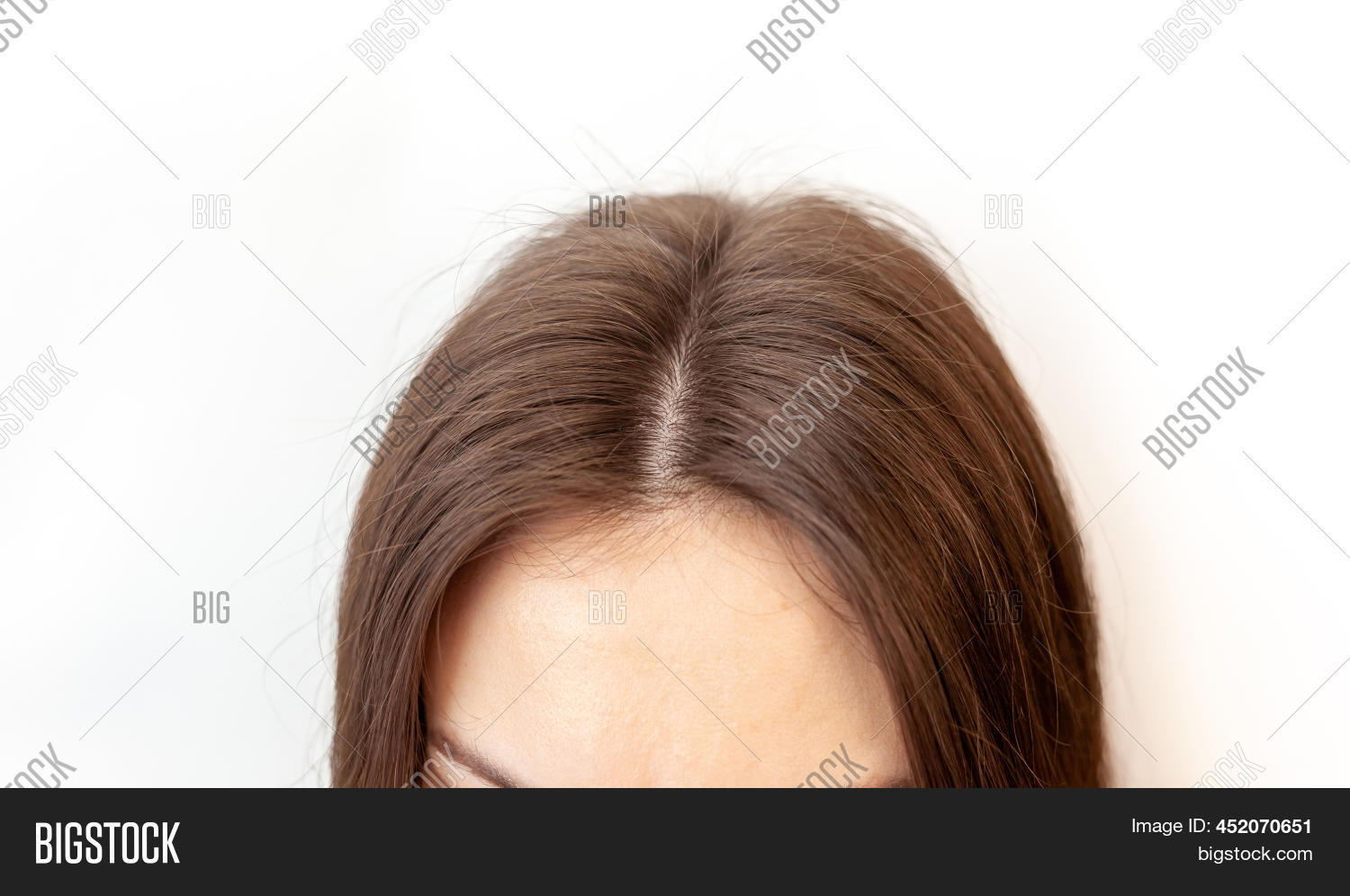 Woman's Head Parting Image & Photo (Free Trial) | Bigstock