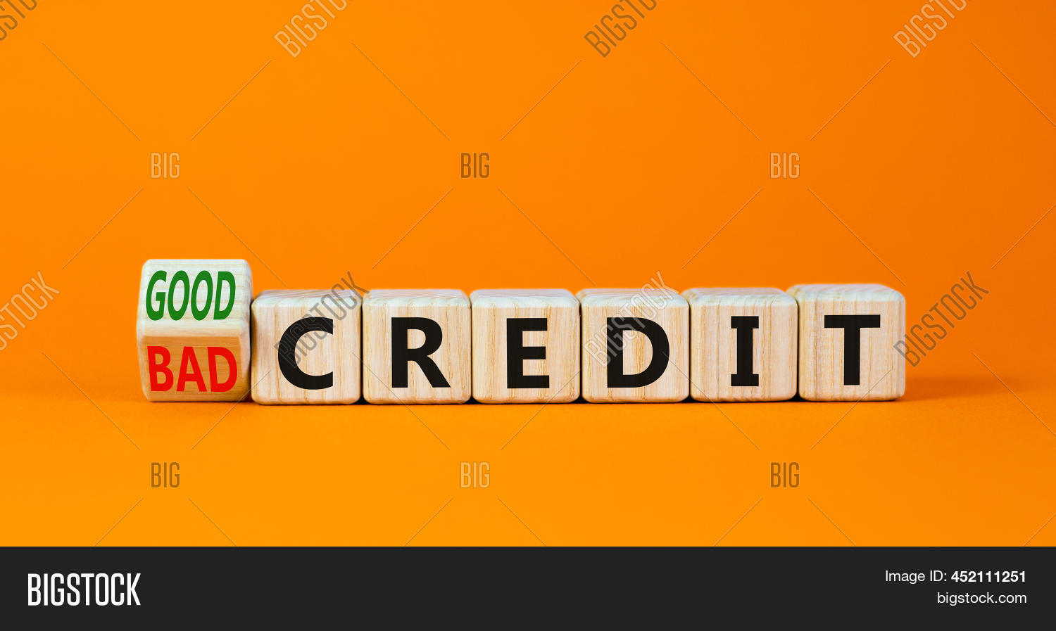 Good Bad Credit Symbol Image & Photo (Free Trial) | Bigstock