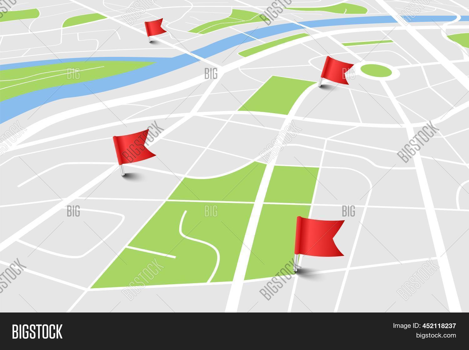 City Map Location. Image & Photo (Free Trial) | Bigstock