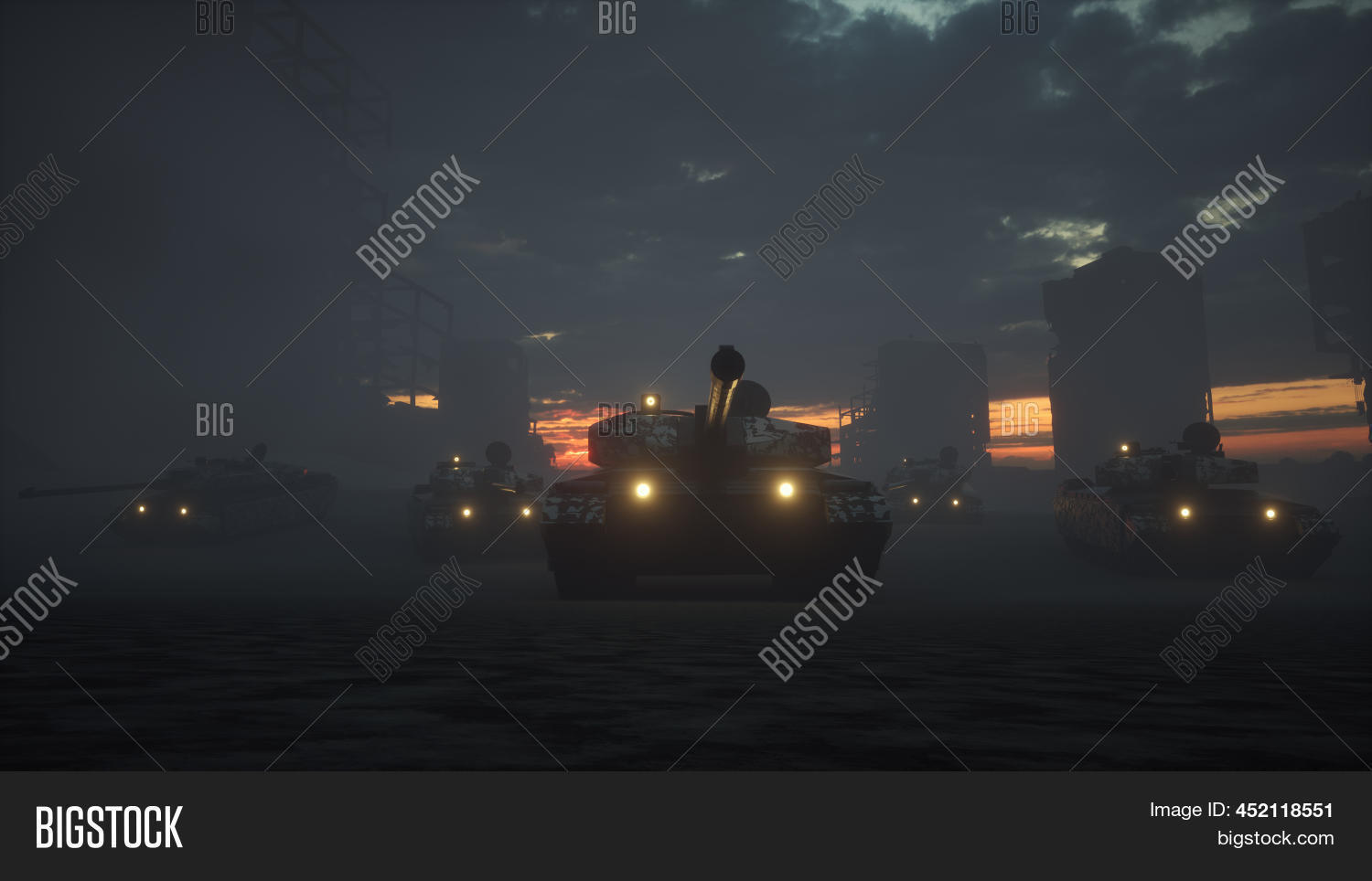 Military Tanks City. Image & Photo (Free Trial) | Bigstock