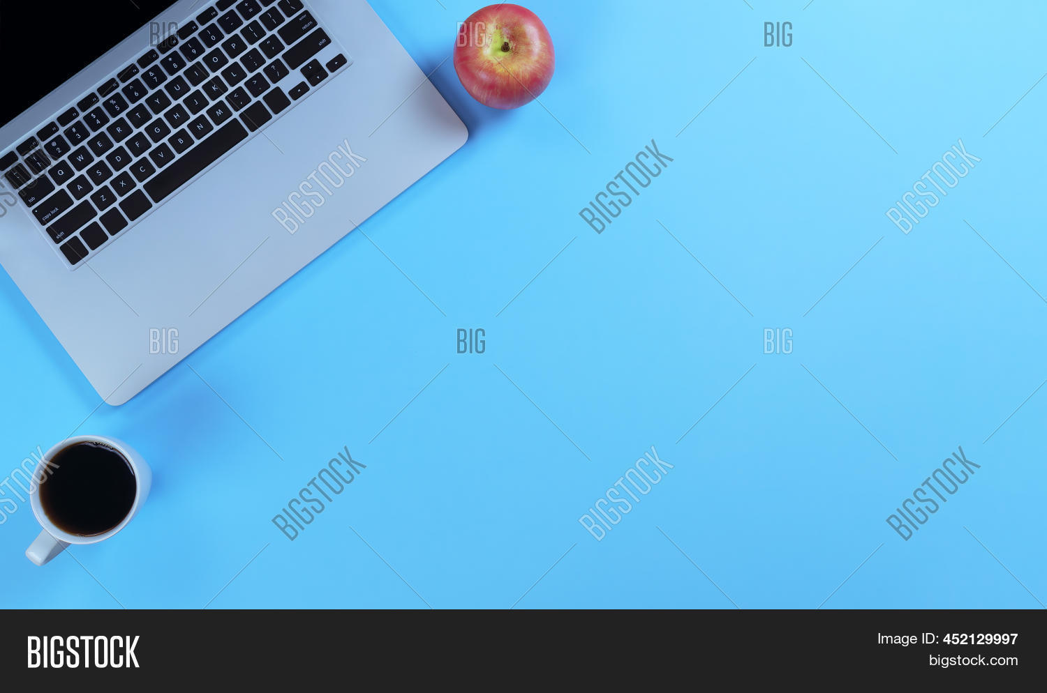 Blue Office Desk Table Image & Photo (Free Trial) | Bigstock