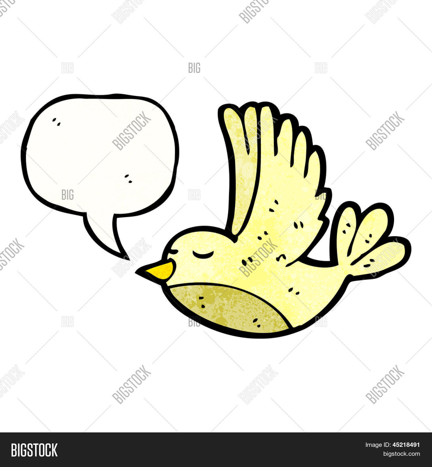Cartoon Swooping Bird Image & Photo (Free Trial) | Bigstock