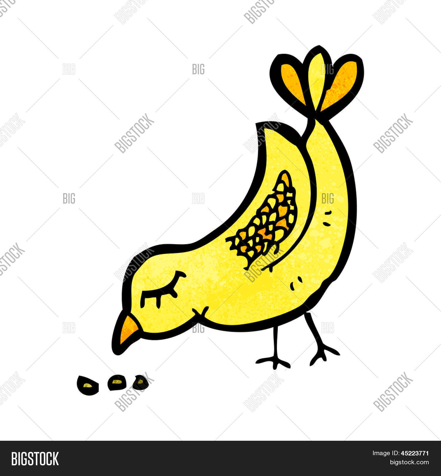 Bird Pecking Seed Image & Photo (Free Trial) | Bigstock