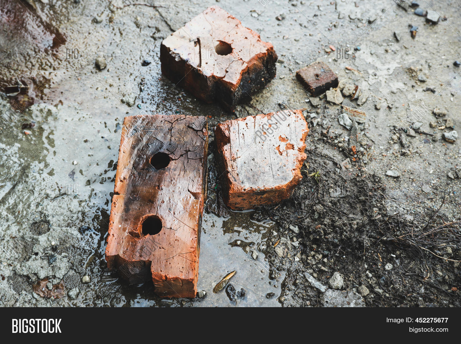 Old Broken Bricks Image & Photo (Free Trial) | Bigstock