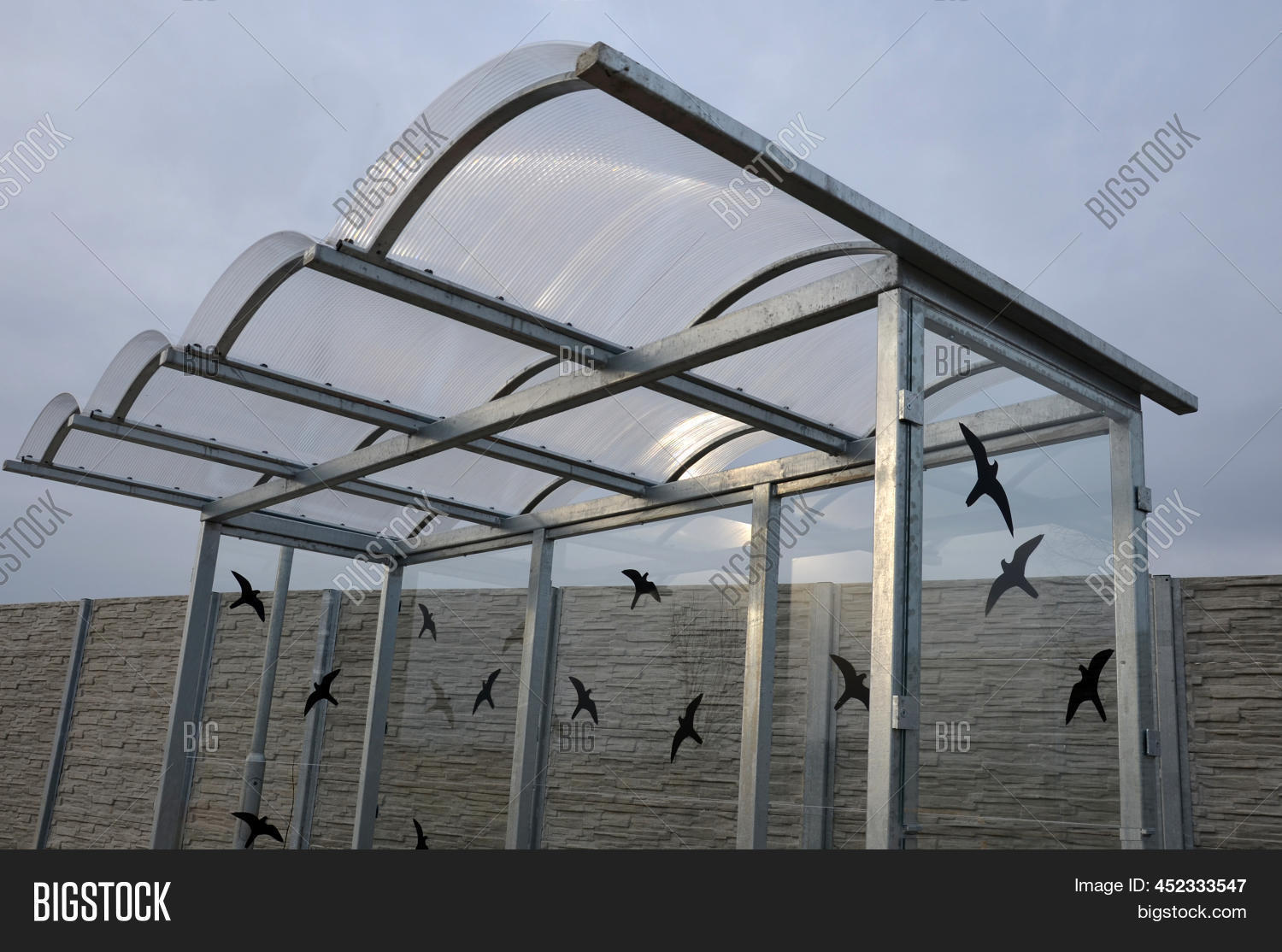 City Bus Stop. Glass Image & Photo (Free Trial) | Bigstock