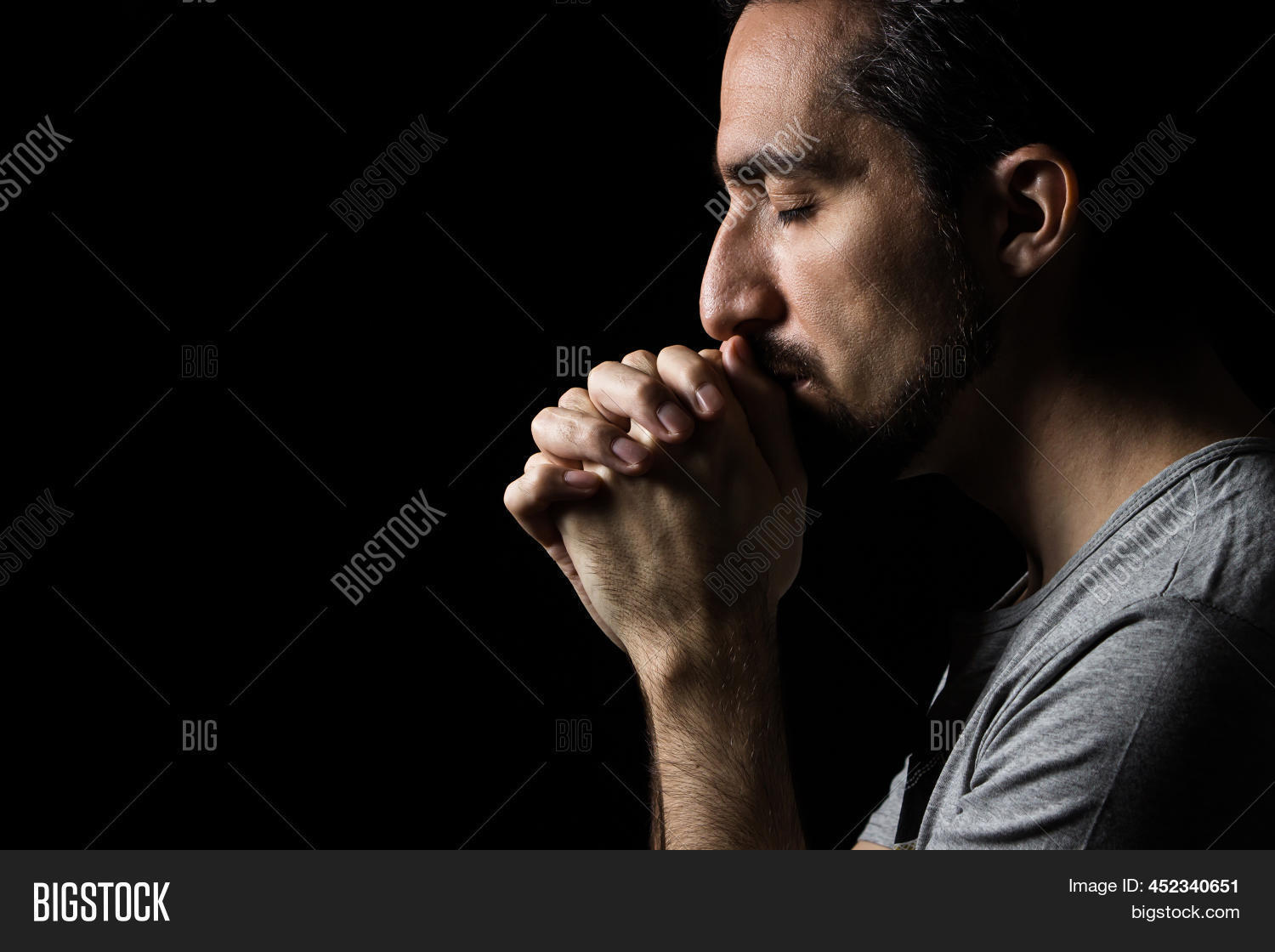 Man Folding His Hands Image & Photo (Free Trial) | Bigstock