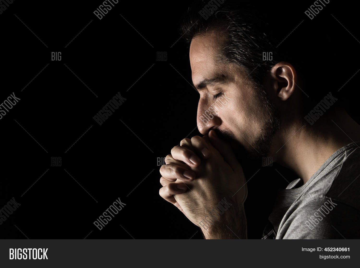 Man Folding His Hands Image & Photo (Free Trial) | Bigstock