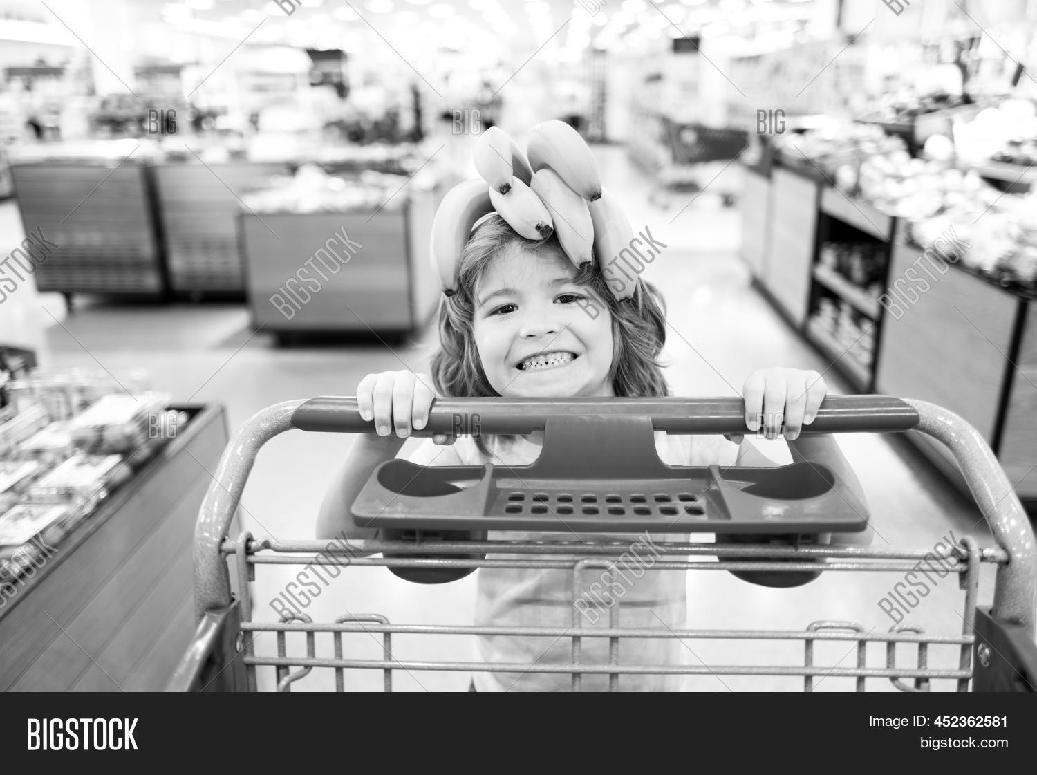 Child Shopping Cart Image & Photo (Free Trial) | Bigstock