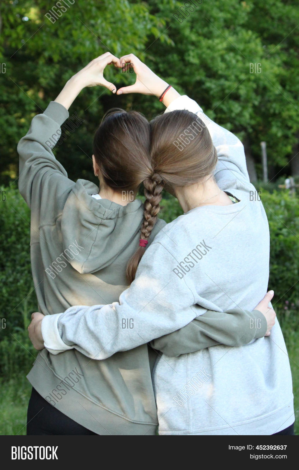 Two Girls Behind Have Image & Photo (Free Trial) | Bigstock