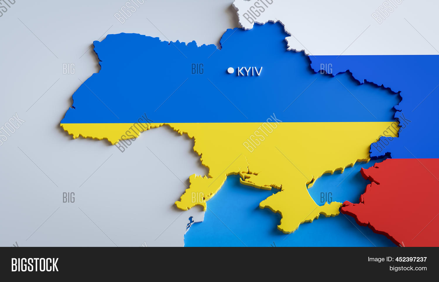 3d Render Map Ukraine Image & Photo (Free Trial) | Bigstock