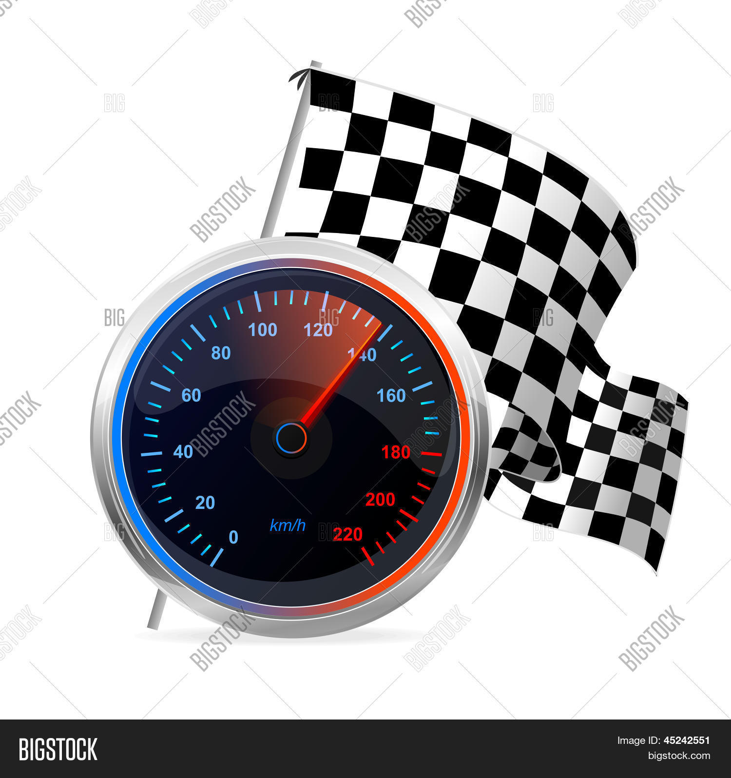 Vector y foto Velocímetro De (prueba gratis) | Bigstock