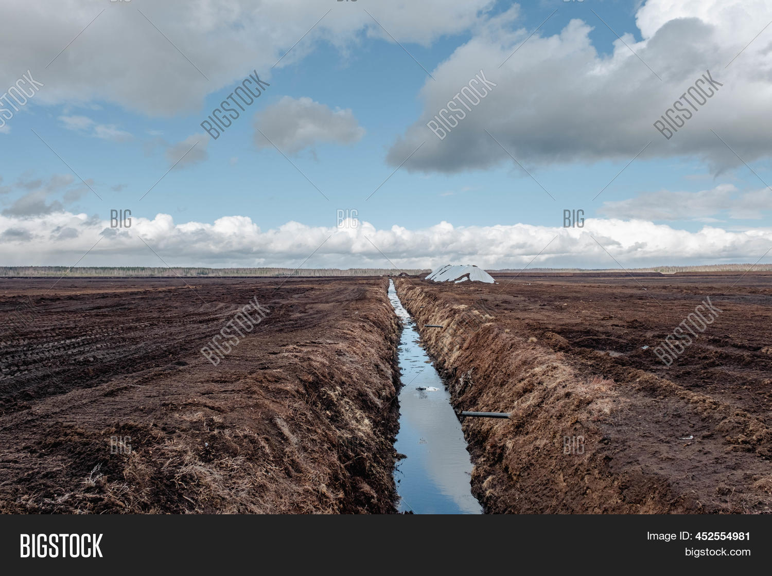Drainage Ditch Peat Image & Photo (Free Trial) | Bigstock