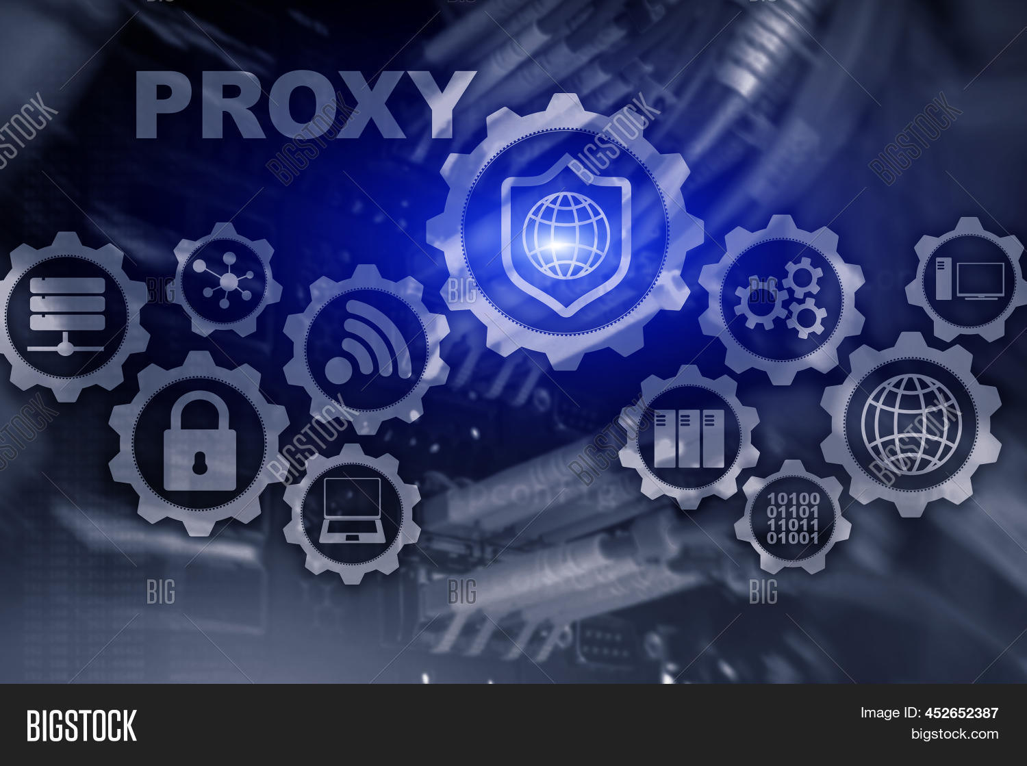 Proxy Server. Cyber Image & Photo (Free Trial) | Bigstock