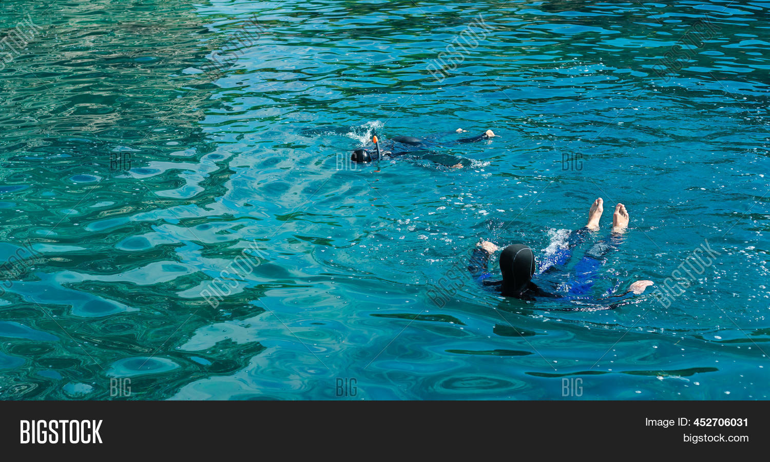 Two People Wetsuits Image & Photo (Free Trial) | Bigstock
