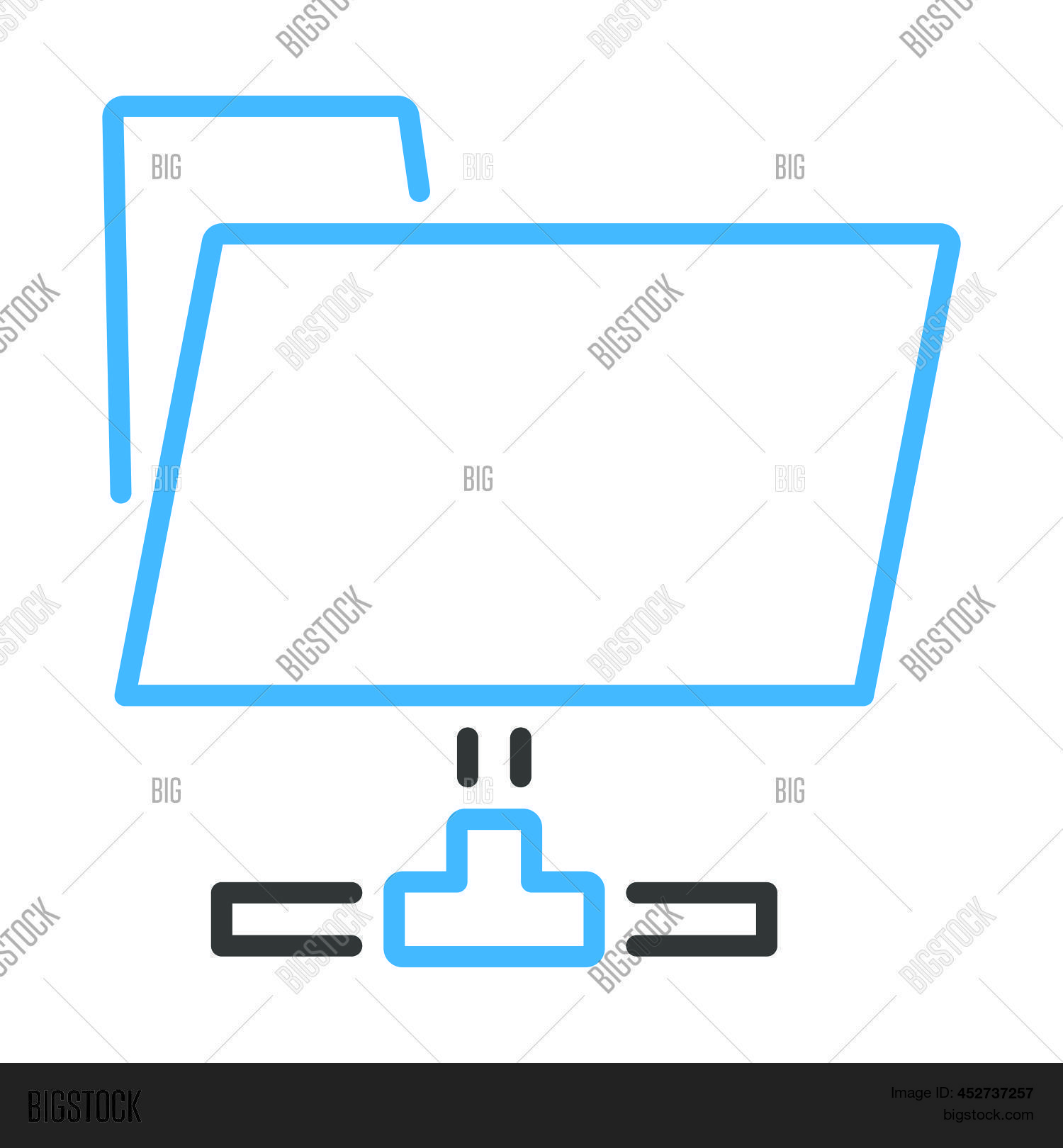 Shared Folder Icon. Vector & Photo (Free Trial) | Bigstock