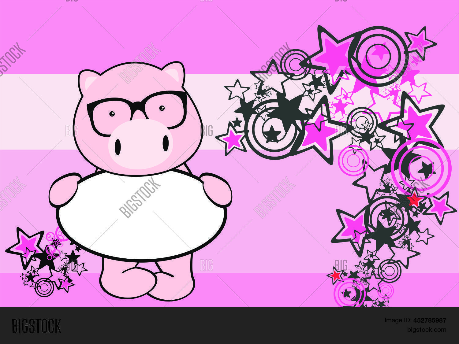 Cute Baby Pig Vector & Photo (Free Trial) | Bigstock