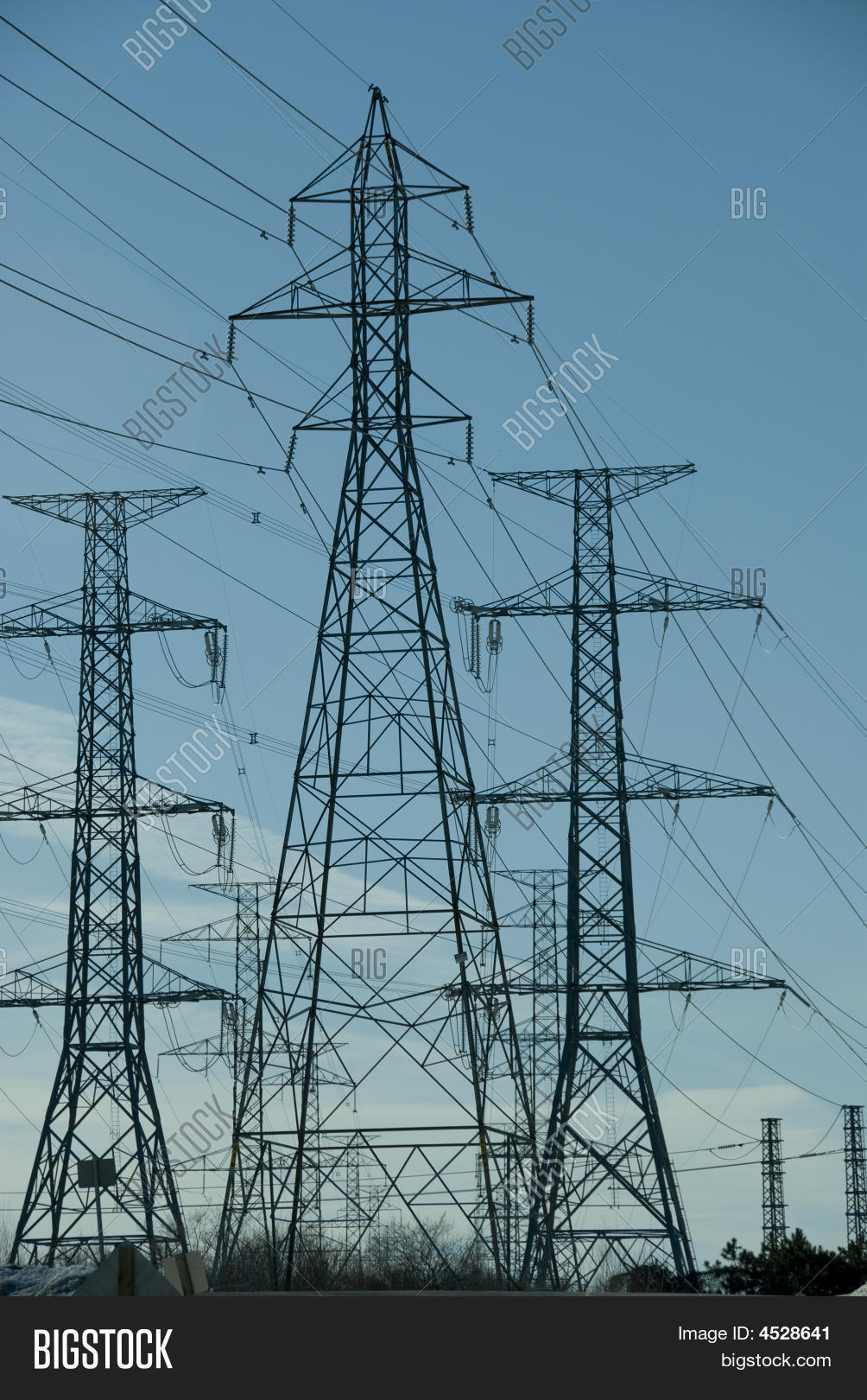 Hydro Towers Image & Photo (Free Trial) | Bigstock