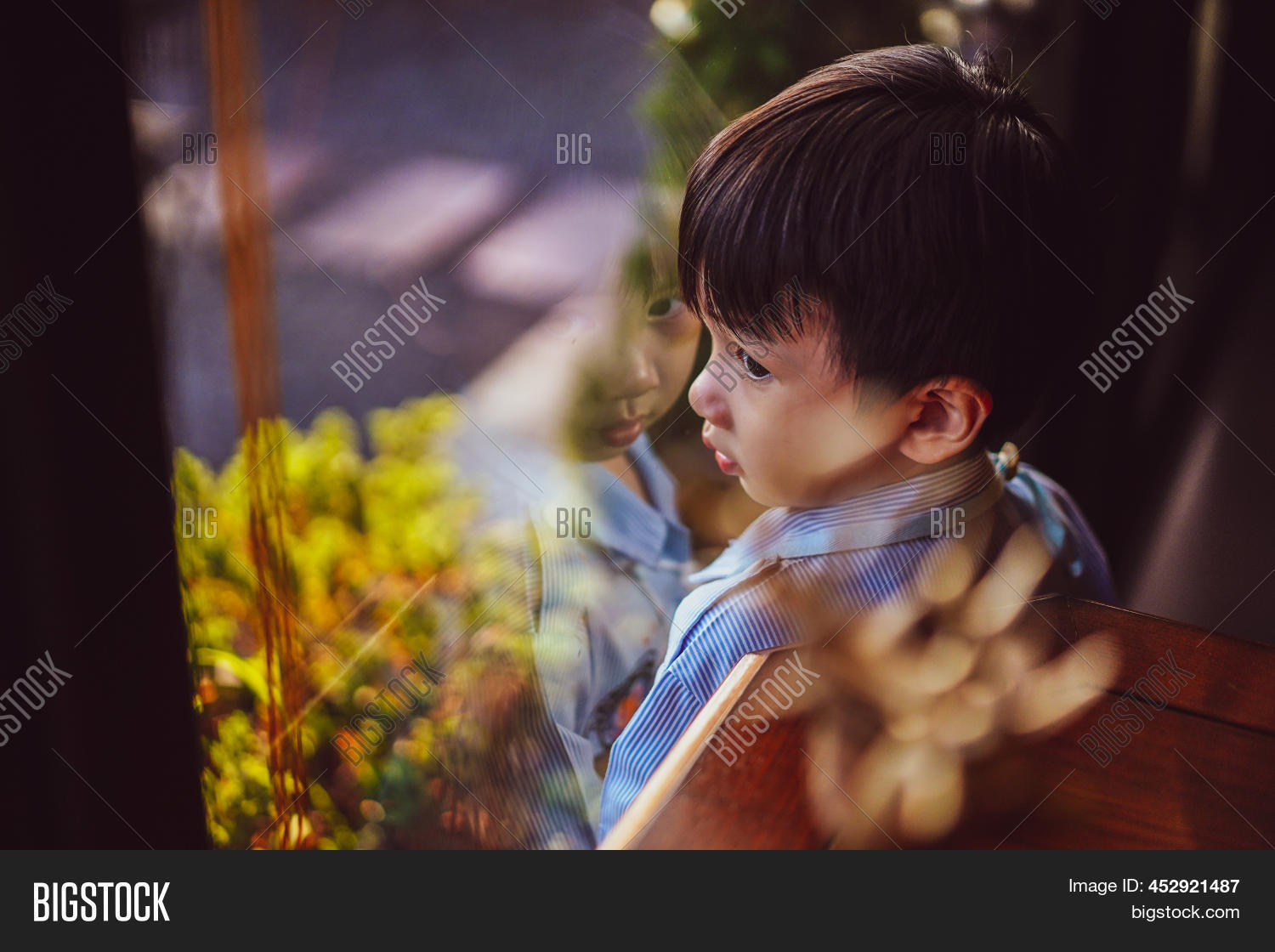 Kid Looking Out Window Image & Photo (Free Trial) | Bigstock