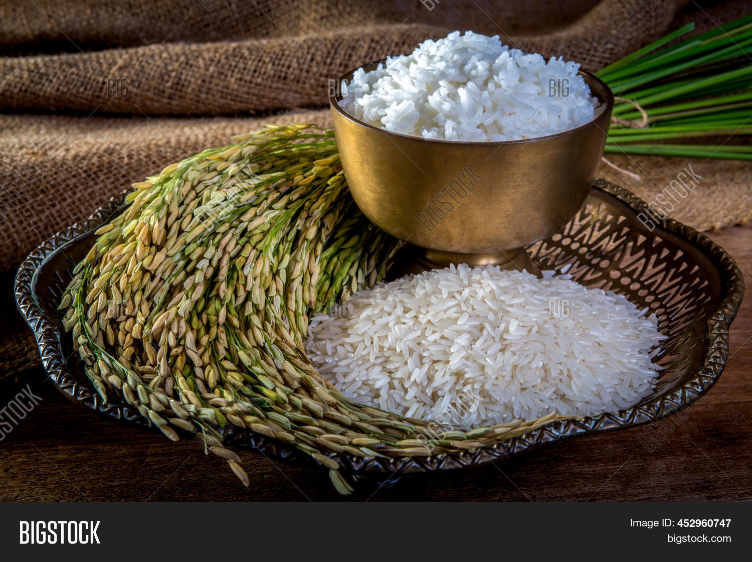 Jasmine Rice Row Image & Photo (Free Trial) | Bigstock