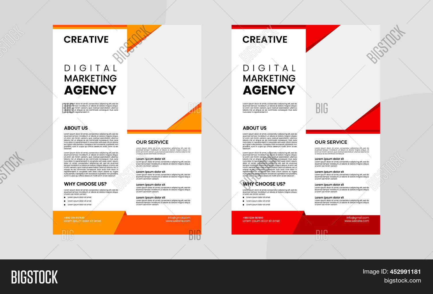 Vector Flyer Design. Image & Photo (Free Trial) | Bigstock