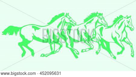 Sketch Running Horse Vector & Photo (Free Trial) | Bigstock