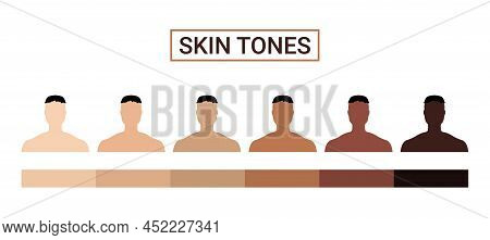 Skin Tone Color Scale Vector & Photo (Free Trial) | Bigstock