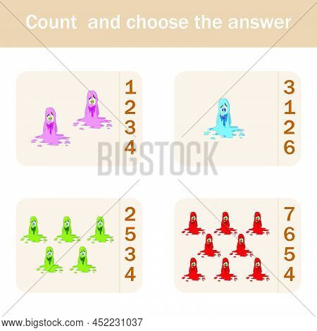 Counting Game Vector & Photo (Free Trial) | Bigstock