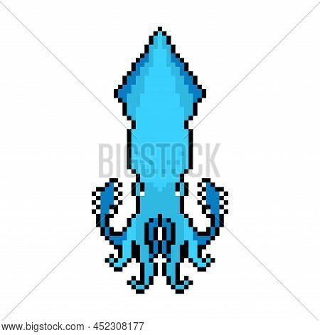 Squid Pixel Art Vector & Photo (Free Trial) | Bigstock
