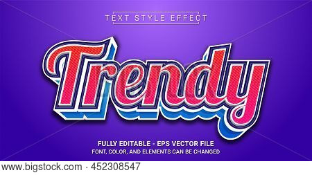 Trendy Text Style Vector & Photo (Free Trial) | Bigstock