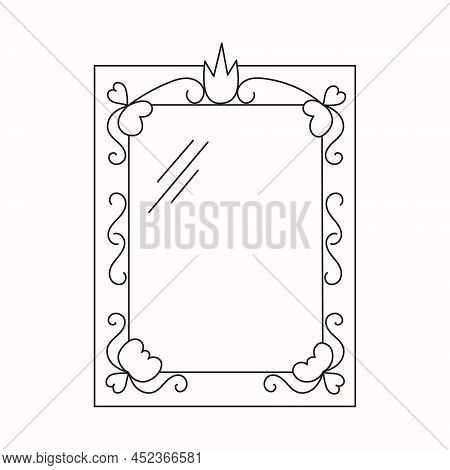 Princess Mirror Frame Vector & Photo (Free Trial) | Bigstock