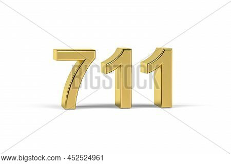Golden 3d Number 711 Image & Photo (Free Trial) | Bigstock