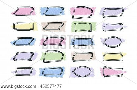 Set Geometric Frames Vector & Photo (Free Trial) | Bigstock