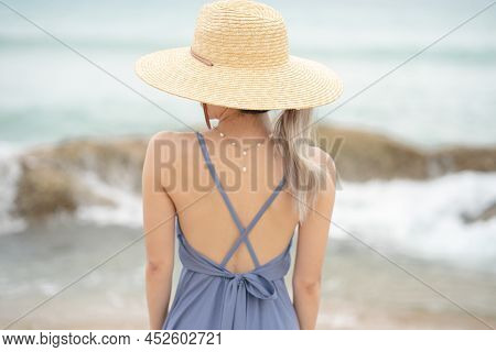 Back Side Woman Blue Image & Photo (Free Trial) | Bigstock