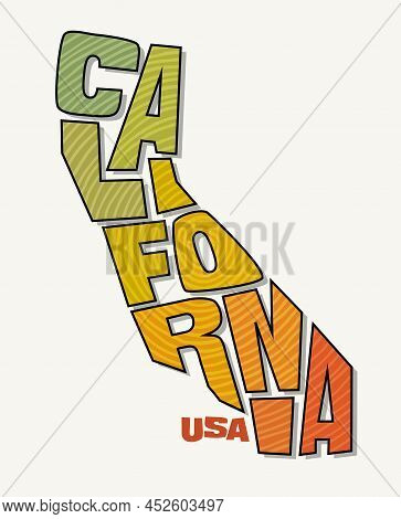 State California Name Vector & Photo (Free Trial) | Bigstock