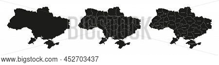 Ukraine Maps Set. Set Vector & Photo (Free Trial) | Bigstock