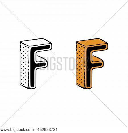 Isometric Letter F Vector & Photo (Free Trial) | Bigstock
