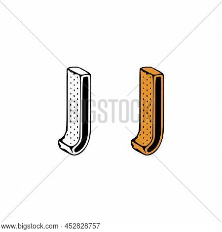 Isometric Letter J Vector & Photo (Free Trial) | Bigstock