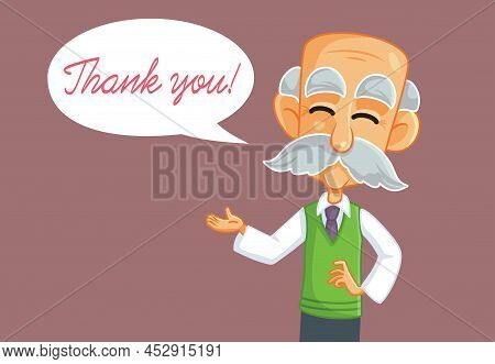 Senior Man Saying Vector & Photo (Free Trial) | Bigstock