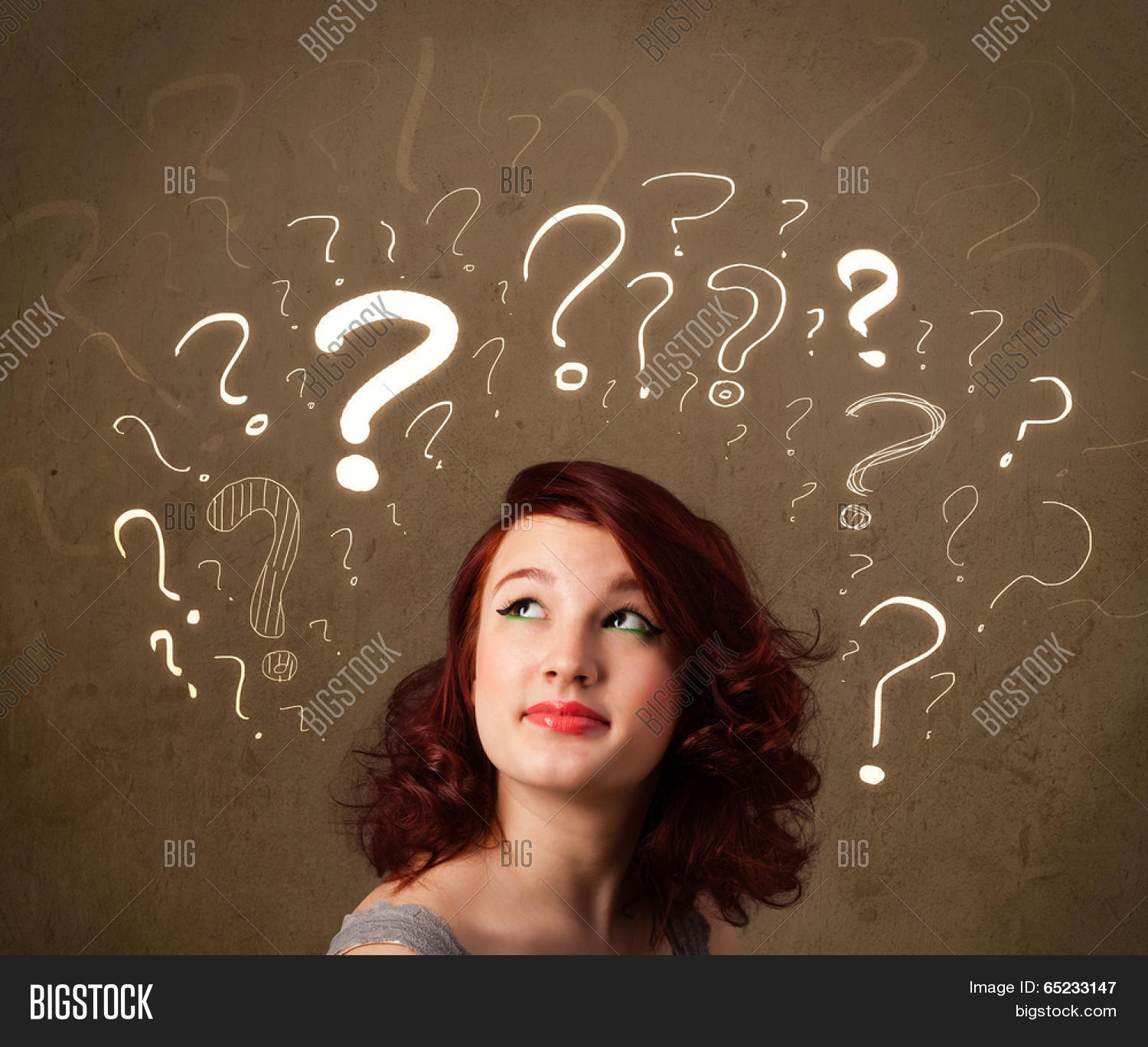 Teenage Girl Question Image & Photo (Free Trial) | Bigstock