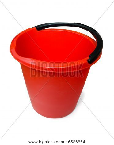 Red Plastic Bucket Image & Photo (Free Trial) | Bigstock