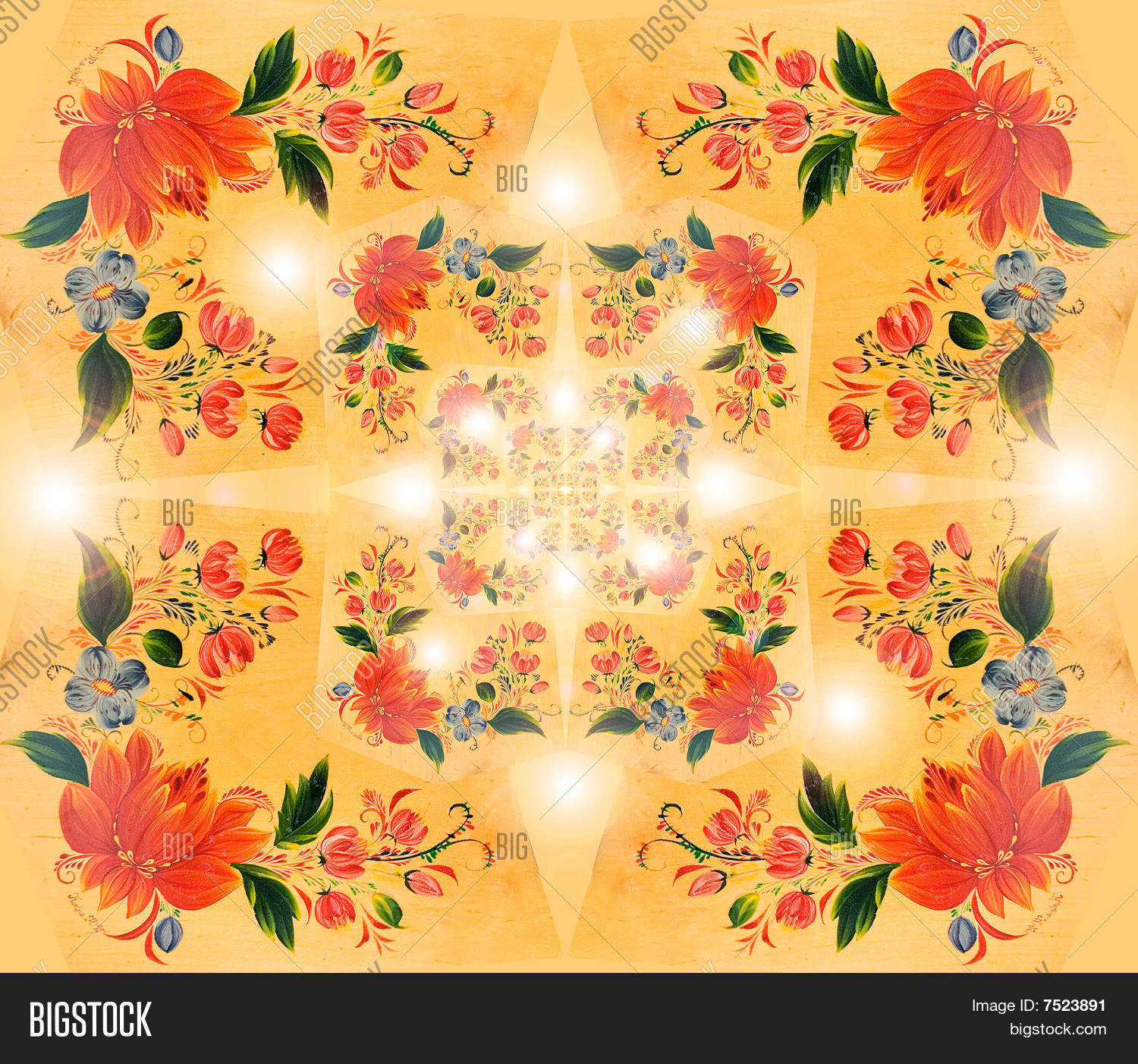 Flowers Folk-lore Image & Photo (Free Trial) | Bigstock