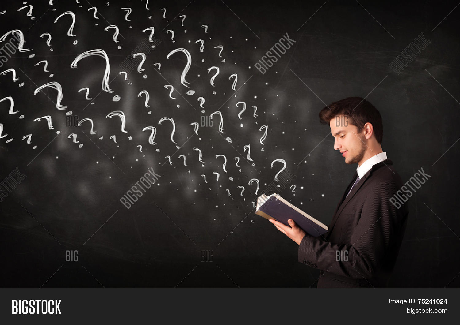 Confused Man Reading Image & Photo (Free Trial) | Bigstock