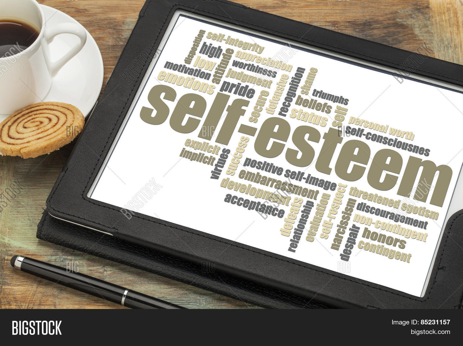 Self-esteem Word Cloud Image & Photo (Free Trial) | Bigstock
