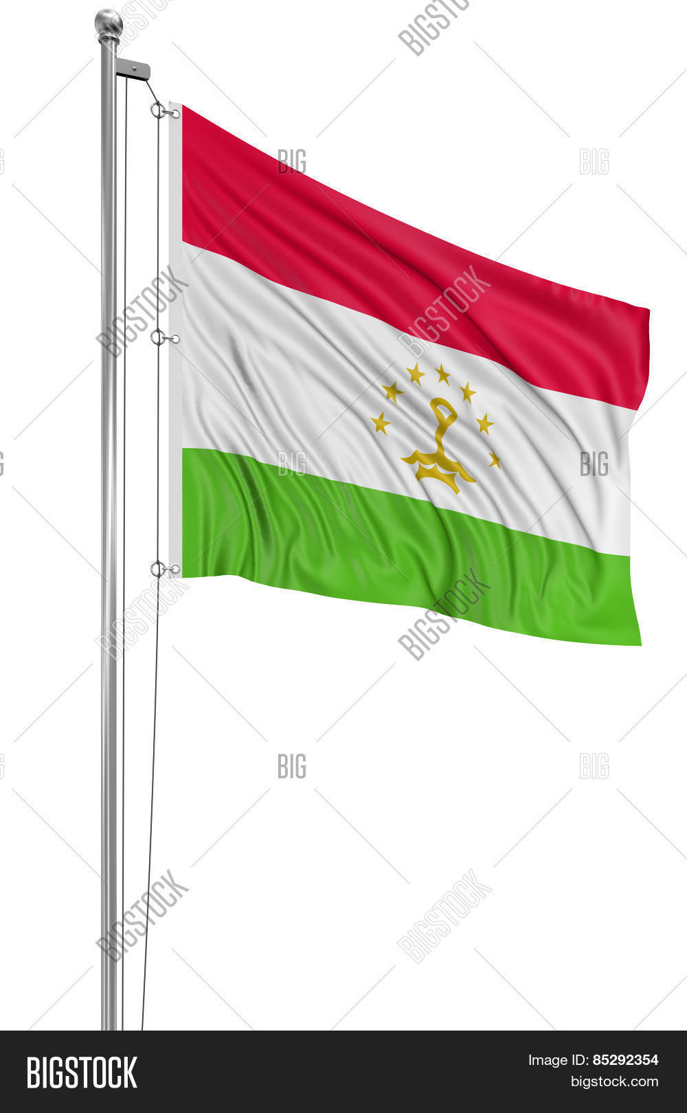 3D Tadjik Flag Image & Photo (Free Trial) | Bigstock