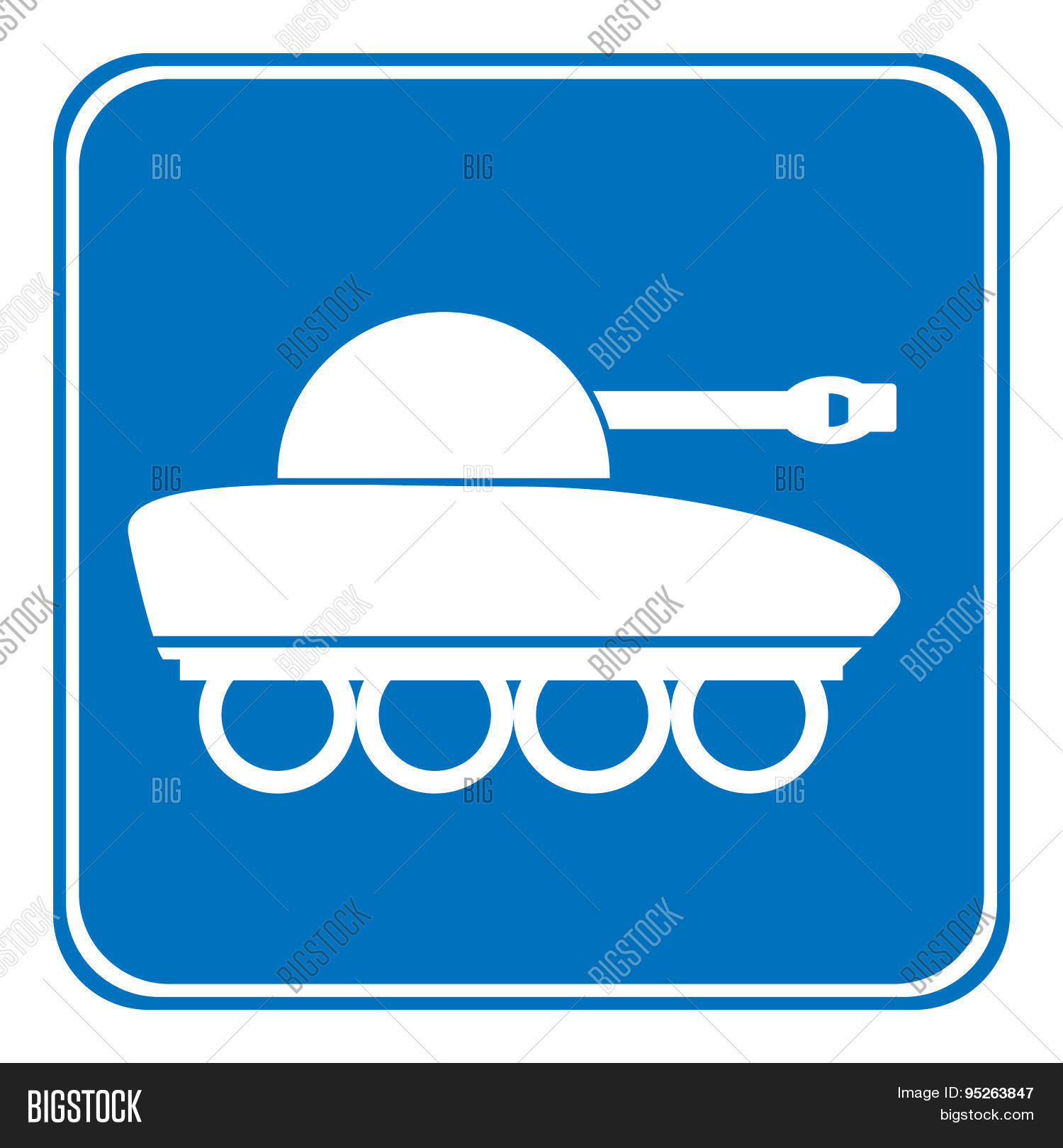 Panzer Symbol Button Vector & Photo (Free Trial) | Bigstock