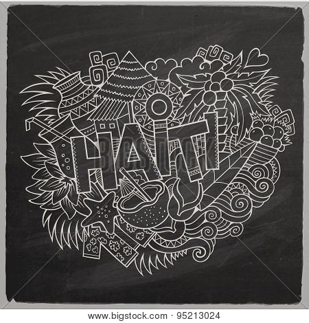 Haiti Hand Lettering Vector & Photo (Free Trial) | Bigstock