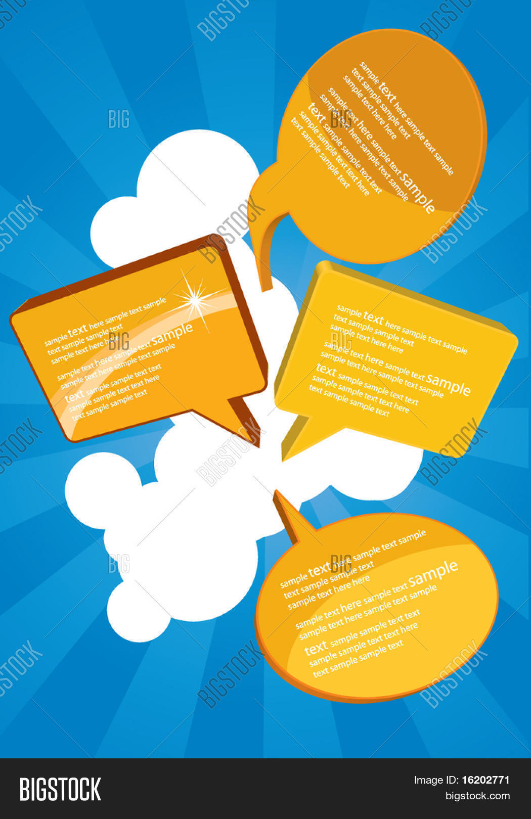 Dialog Bubbles Vector & Photo (Free Trial) | Bigstock
